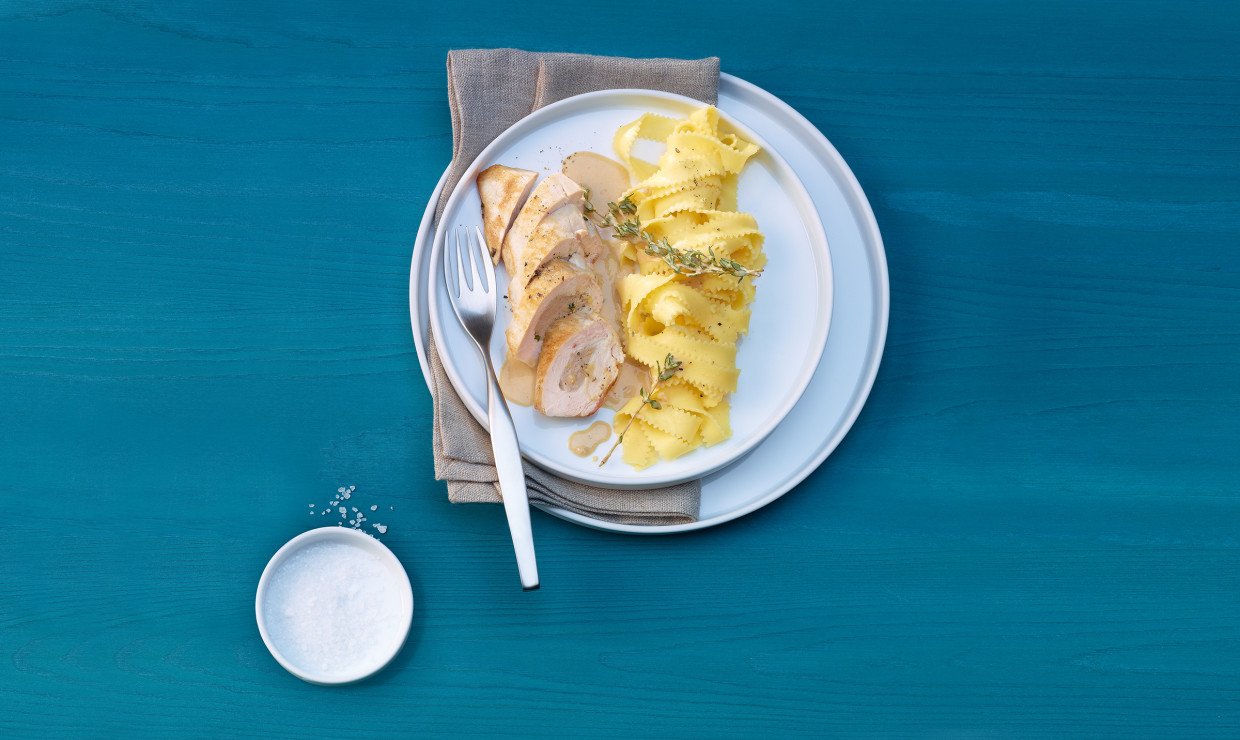 Pouletbrust gefüllt mit Kalbsbrät - Schweizer Fleisch