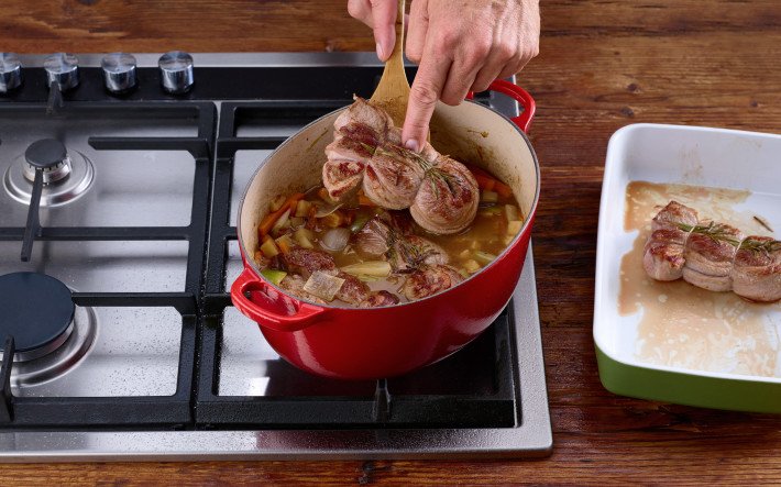 Kalbsbrustschnitten zart schmoren - Schweizer Fleisch